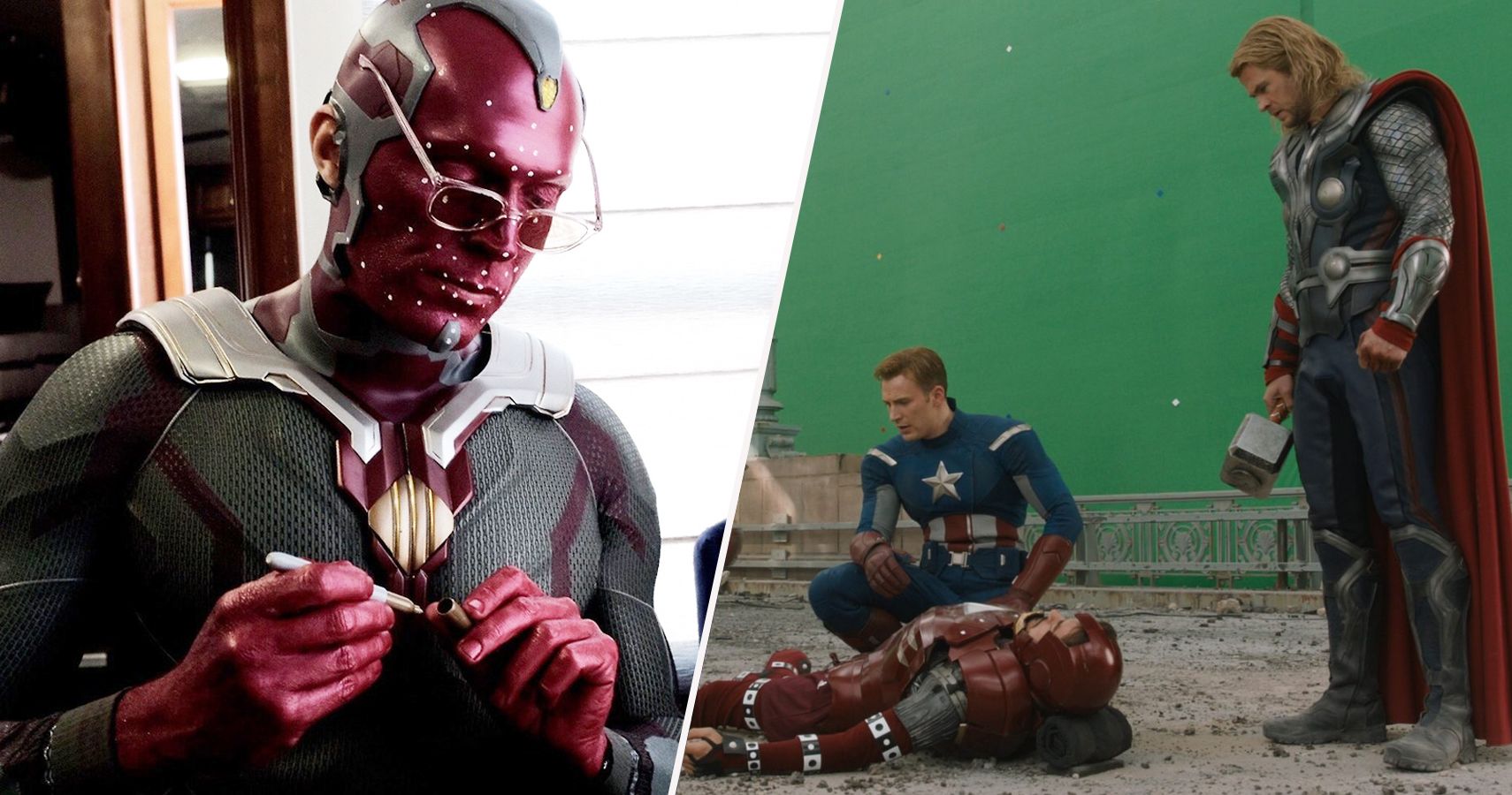 26 Behind-The-Scenes Photos Of Marvel Movies That Change Everything