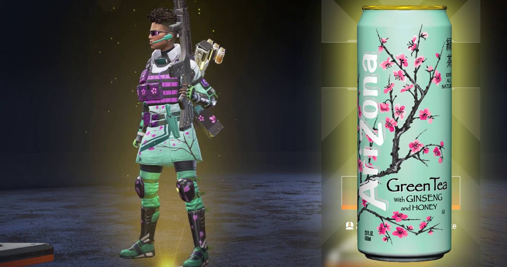 Apex Legends Skin Could Be AriZona Iced Tea Product Placement