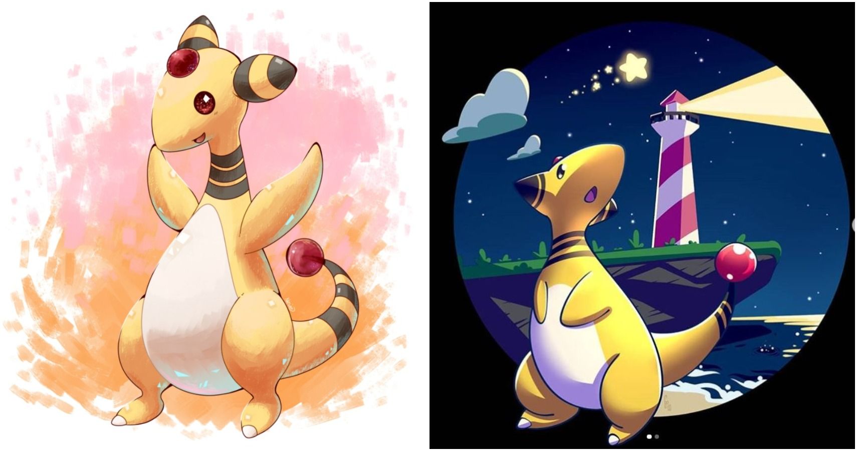 Pokémon: 10 Amazing Pieces Of Ampharos Fan Art Fans Will Love