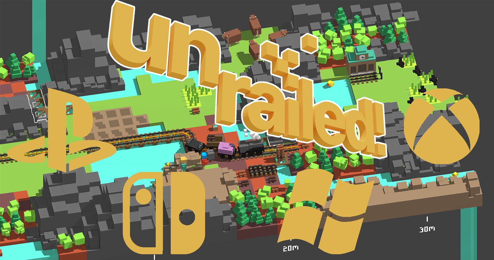 Co-op Puzzle Title Unrailed! Chugs Along To PC And Console In September