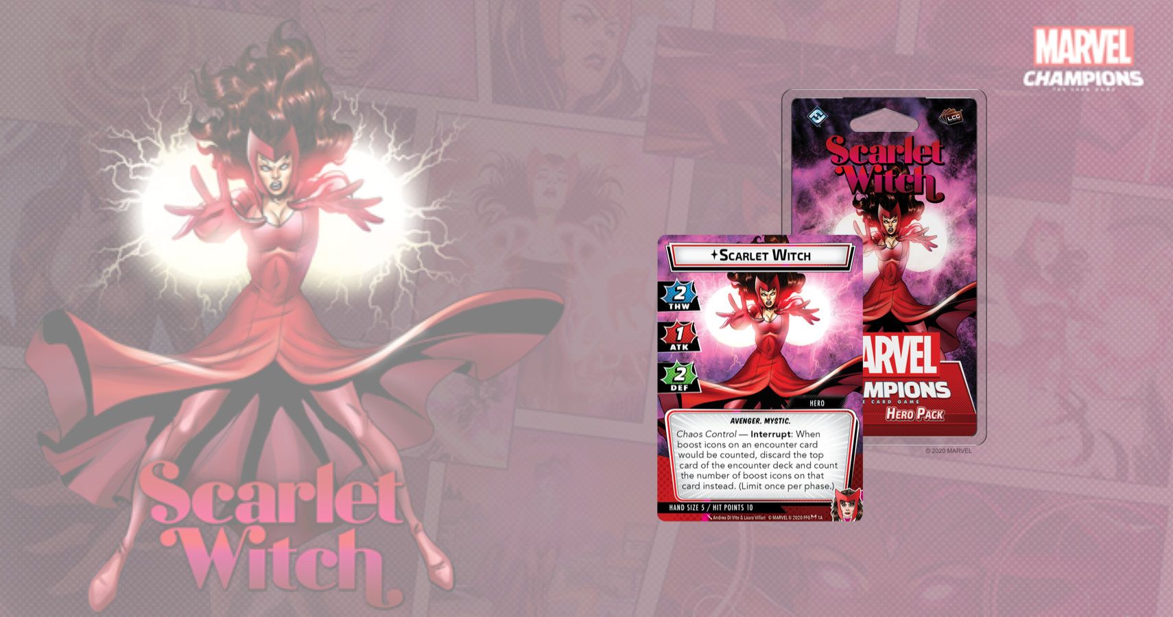 Scarlet Witch Casts Her Spell On Marvel Champions Thegamer
